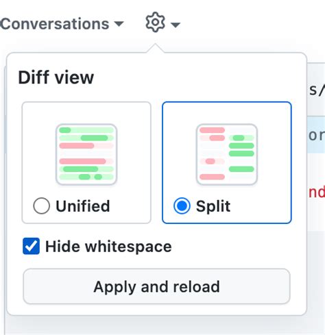 kirk s ui dev blog github note ignore whitespace now with ui bit