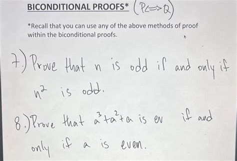 Solved Recall That You Can Use Any Of The Above Methods Of Chegg Com