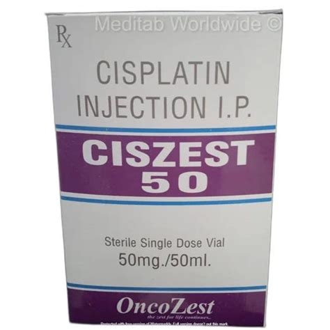 50 Mg Cisplatin Injection Ip Liquid Dosage Form 24 36 Days Shelf Life Normal Fermentation