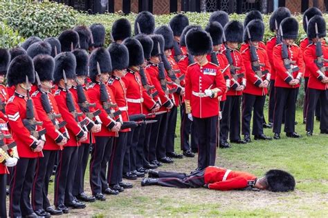 英国女王葬礼卫队士兵当众晕倒 凤凰网视频 凤凰网
