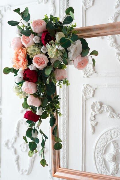 Premium Photo Side View Of A Picture Frame Against A White Wall With