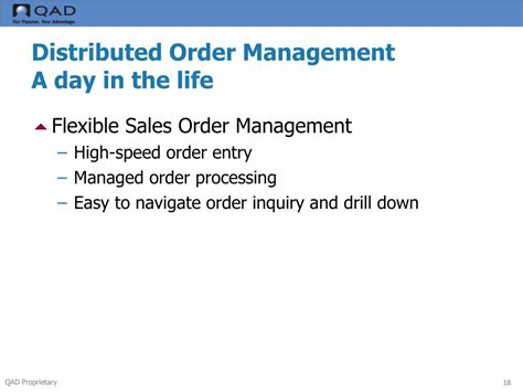 Ppt Qad Distributed Order Management Powerpoint Presentation Free Download Id 4348101