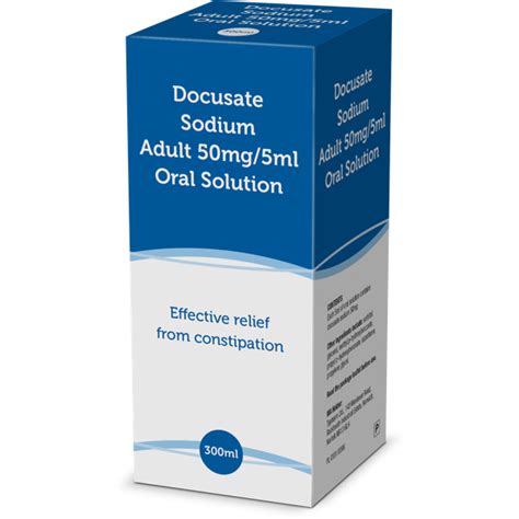 Docusate Adult Oral Solution Typharm
