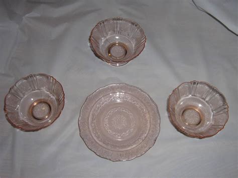 Lot Of Pink Depression Glassware Collectors Weekly