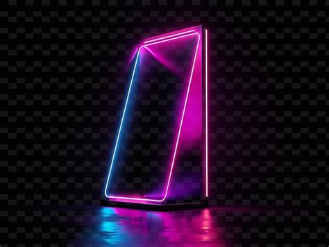 Futuristic Prism Signboard With A Prism Shaped Board Sleek F Y2k Shape Creative Signboard Decor