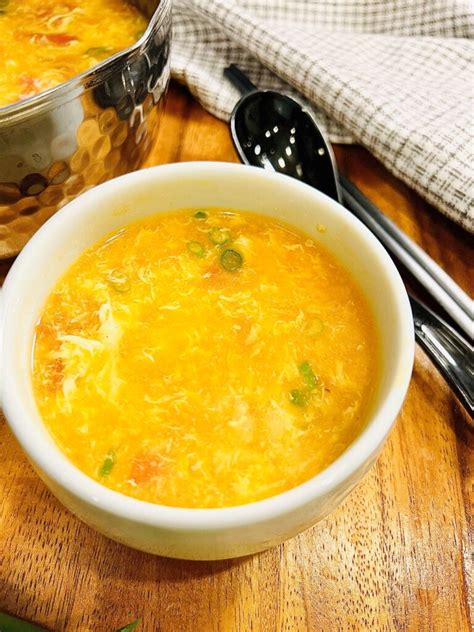 Tomato Egg Drop Soup Recipe Olivia Yi