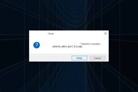 Error Path Not Found 5 Simple Methods That Can Fix It