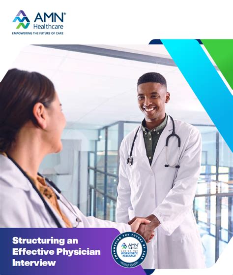 Structuring An Effective Physician Interview Amn Healthcare