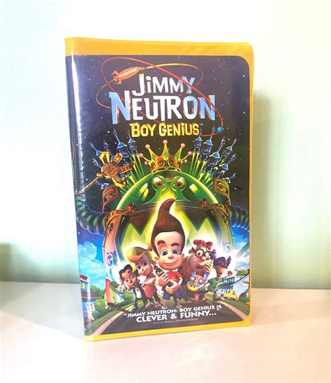 Jimmy Neutron Boy Geni Vhs Og Dvd