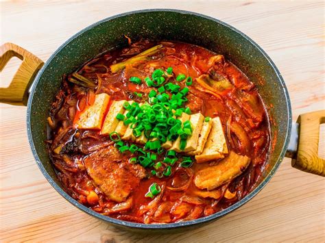 Authentic Kimchi Jjigae Kimchi Soup