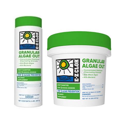 Granular Algae Out Pool Zone