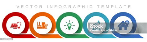 산업 및 기술 아이콘 세트 재생 에너지 발전소 웹 디자인 및 모바일 응용 프로그램을위한 석유 및 가스와 같은 기타 아이콘 Eps 10의 평면 디자인 인포 그래픽 벡터 템플릿