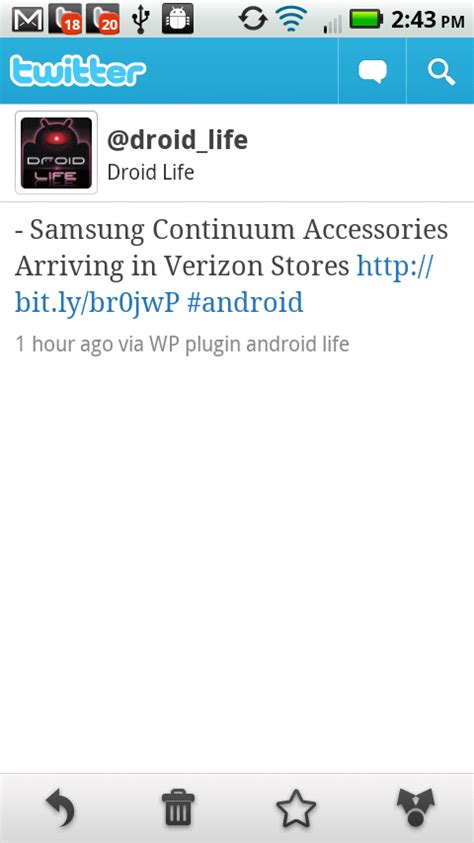 Twitter For Android Sees Significant Update