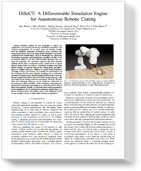 Disect Differentiable Cutting Simulator