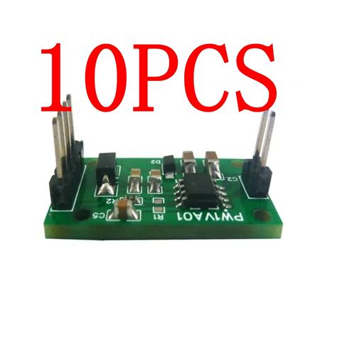 10pcs Pwm To Dac Converter 0 100 Pulse Signal To 0 5v 0 10v Voltage Output