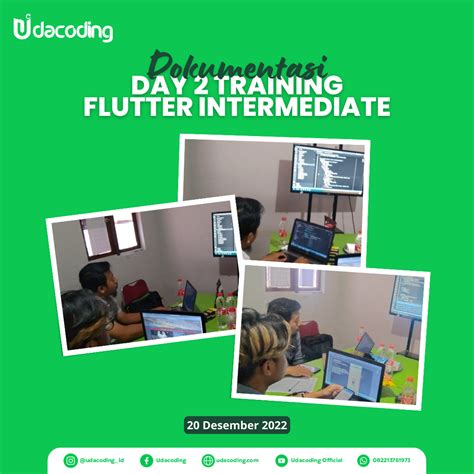 Dokumentasi Training Flutter Intermediate Offline Udacoding