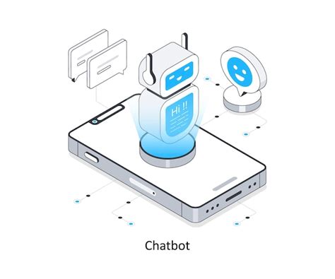 Premium Vector Chatbot Isometric Stock Illustration Eps File Stock Illustration