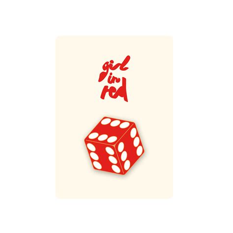 Dice Pin Girl In Red Official