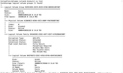 hard drive can t mount encrypted hfs volume ask different
