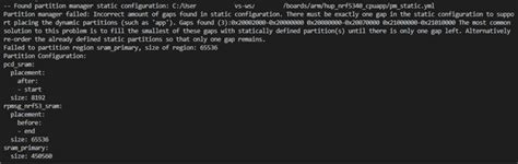 Partition Manager Static And Ram Configurations Nordic Qanda Nordic