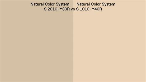 Natural Color System S 2010 Y30r Vs S 1010 Y40r Side By Side Comparison