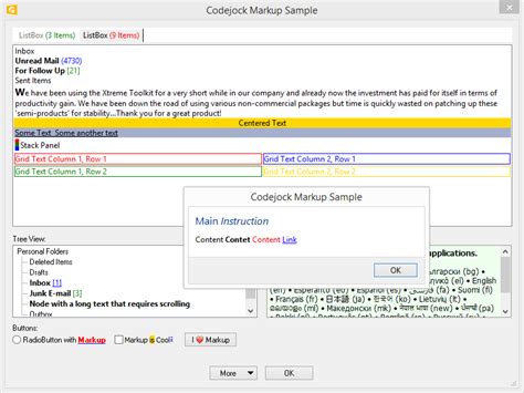 Toolkit Pro Examples Codejock