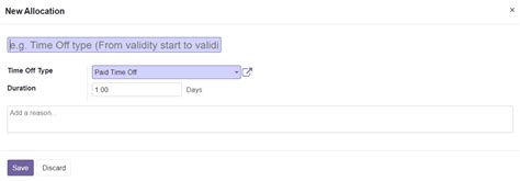 Odoo 15 Time Off Odoo V15 Community Edition Cybrosys