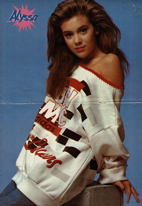Alyssa Milano Adidas Run Dmc Sweatshirt Tutti Frutti Poster 80s