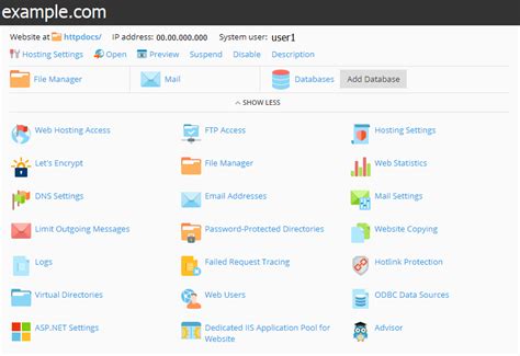 Overview Of Plesk Interface Network Egypt Web Hosting Cloud Servers