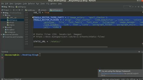Froala Editor In Django Replacing The Django Textarea Youtube