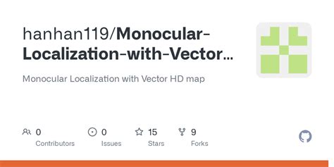 Github Hanhan119monocular Localization With Vector Hd Map Monocular