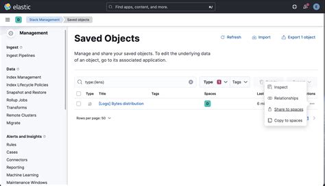 Lens Make Lens Visualizations Shareable Across Spaces · Issue 168387 · Elastickibana · Github