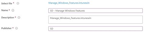 manage all windows features with intune and powershell syst and deploy