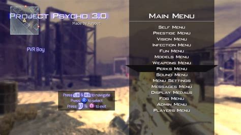 MW TU Mod Menu RGH JTAG YouTube