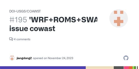 Wrf Roms Swan Issue Cowast · Issue 195 · Doi Usgs Coawst · Github
