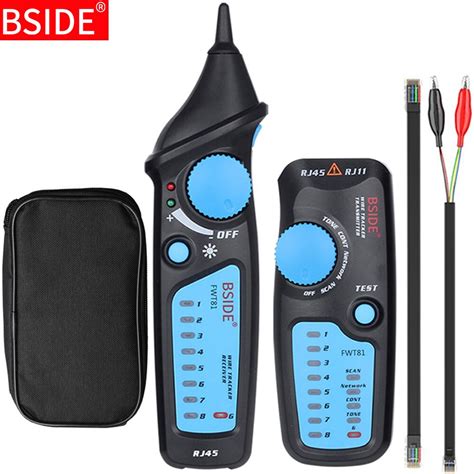 Network Cable Tracker Tester Bside Fwt81 Rj45 Rj11 Telephone Wire Toner