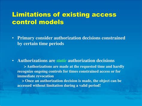 Ppt Towards A Times Based Usage Control Model Powerpoint Presentation