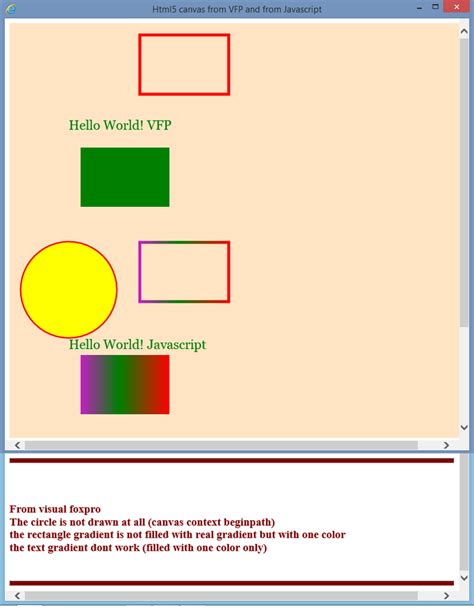 Some Vfp Dom Tests Into Html5 Canvas Class Part1 Visual Foxpro Codes