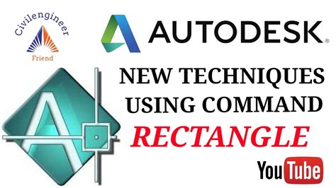 How To Draw Rectangle In Autocad Civilengineer Friend