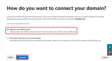 Setting Up Custom Domain In Microsoft 365 Via Admin Center