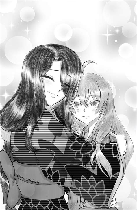 Fran X Elaina Hug Manga Style By Natsuki Maihime On Deviantart