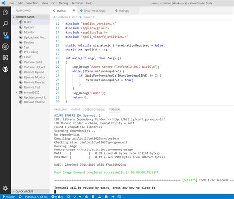 Azure Sphere For PlatformIO Element14 Community
