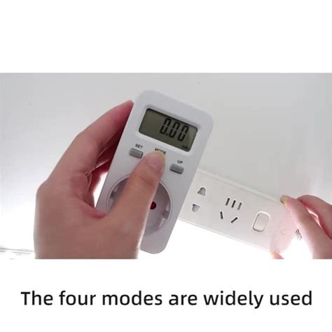 Kwe Pmb03 Digital Voltage Power Meter Socket Ac Electricity Wattmeter
