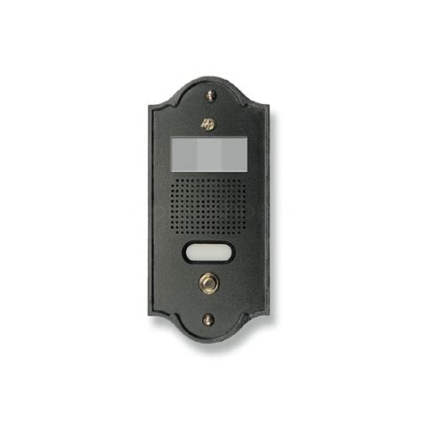 PUSH BUTTON PANEL FOR VIDEO INTERCOM NAME MOD PLMVIDEO A IN BRASS ANTHRACITE FINISH