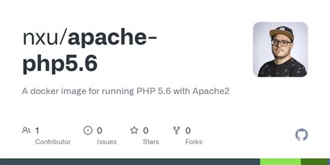 GitHub Nxu Apache Php5 6 A Docker Image For Running PHP 5 6 With Apache2