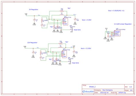 Power Board EasyEDA Open Source Hardware Lab
