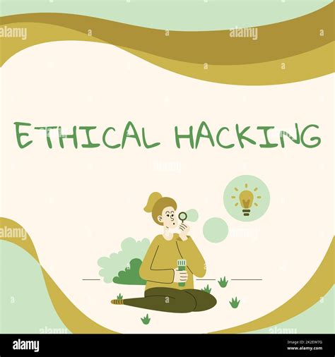 Text Caption Presenting Ethical Hacking Internet Concept Act Of