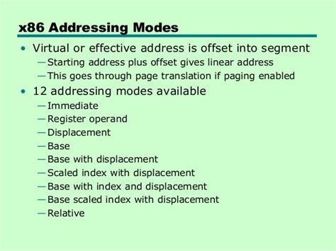 11 Instruction Sets Addressing Modes
