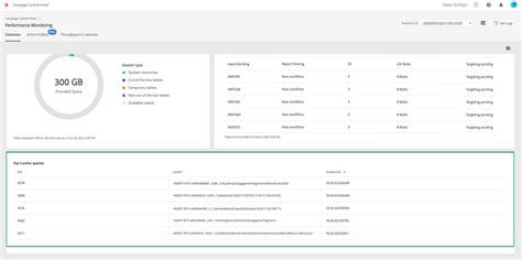 Monitoring Active Queries Adobe Campaign