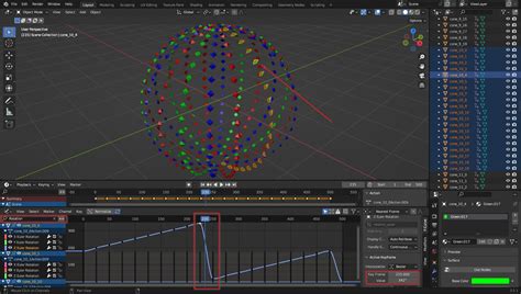 Animation Animating Multiple Objects Moving Along A Path With The Right Orientations Using